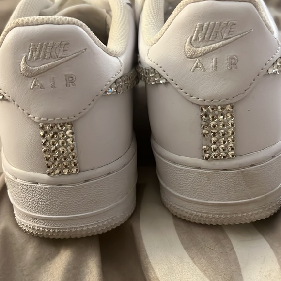 Nike | Shoes | Blinged Out Nike Air Force Ones | Poshmark